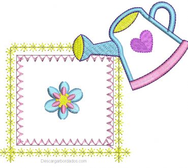 Diseño Bordado Cuadro de Mamá con Bebé - Descargar Diseños de Bordados